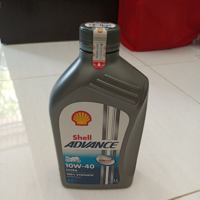 Jual Oli / Olie Shell Advance Ultra 100% Synthetic 10w-40 New design Barcode belum ter scan ...