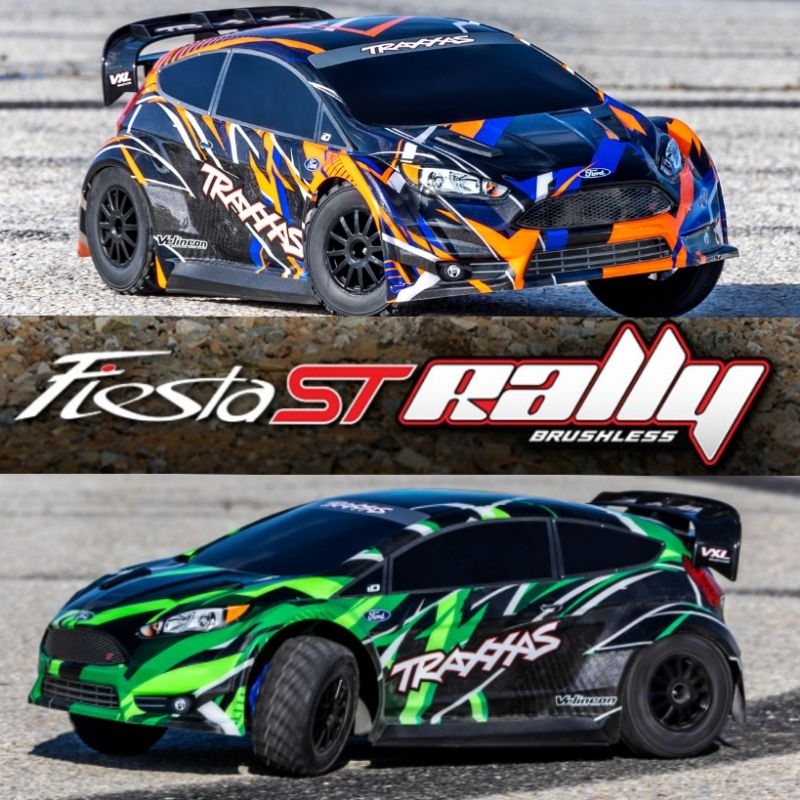 Jual Traxxas Rally Ford Fiesta ST VXL 1/10 RTR Brushless | Shopee Indonesia
