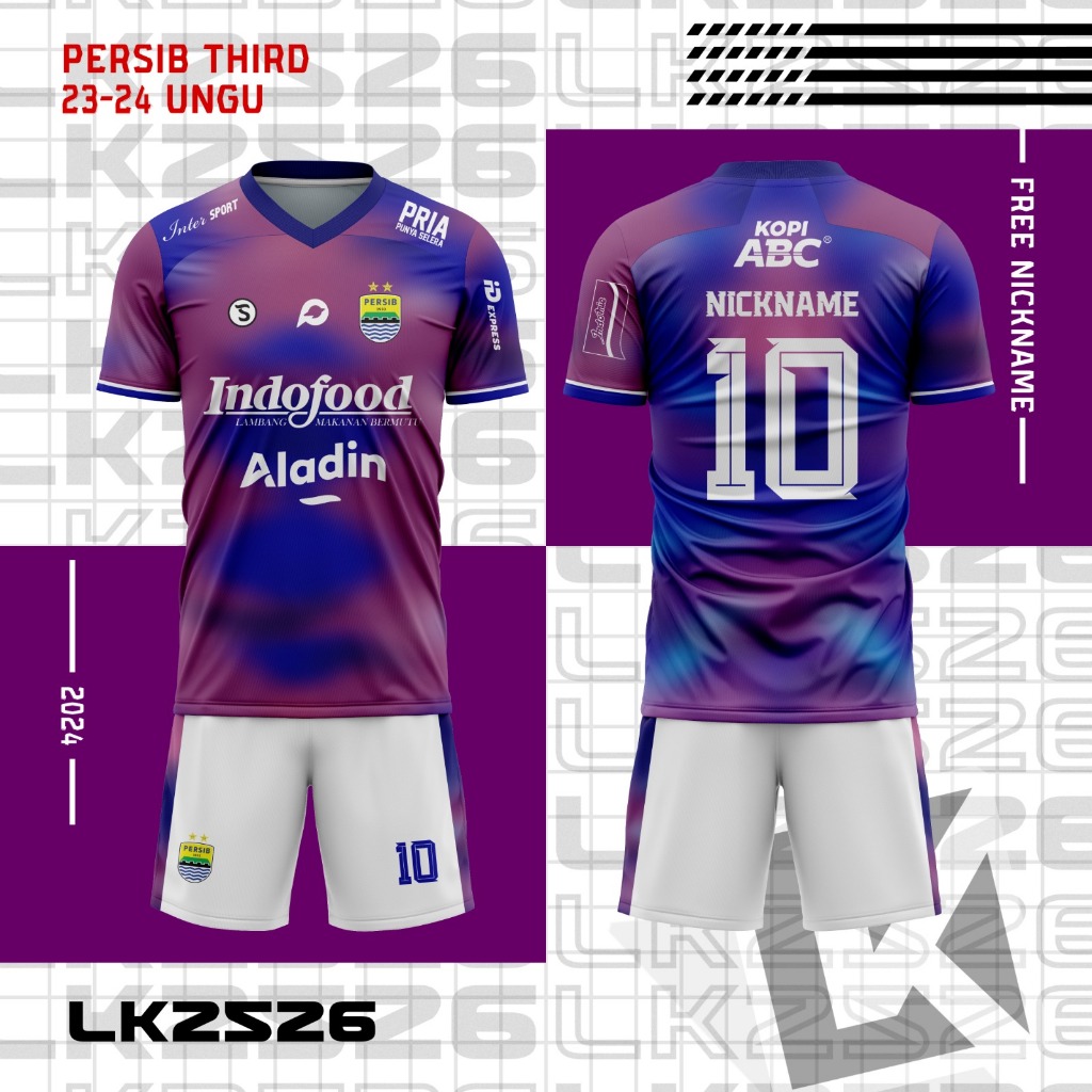 Jual Jersey Persib Third Ungu 2023/2024 | Full Print Sport - Kaos Bola ...