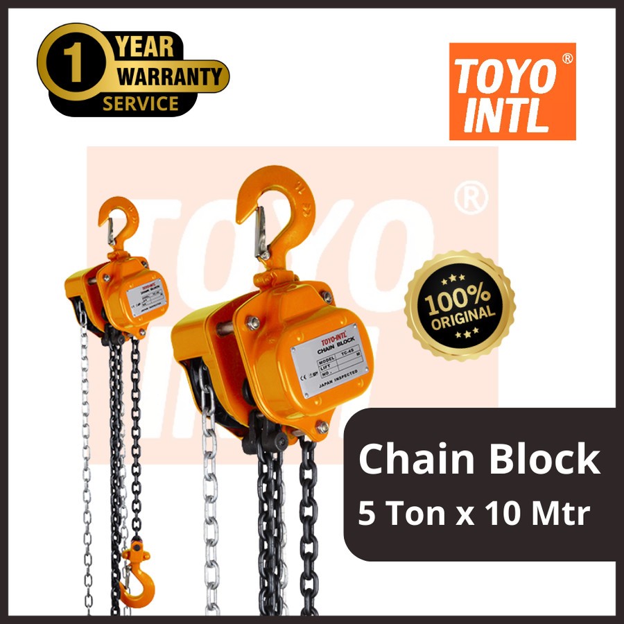 Jual Chain Block TOYO INTL 1 Ton x 6 Meter | Shopee Indonesia