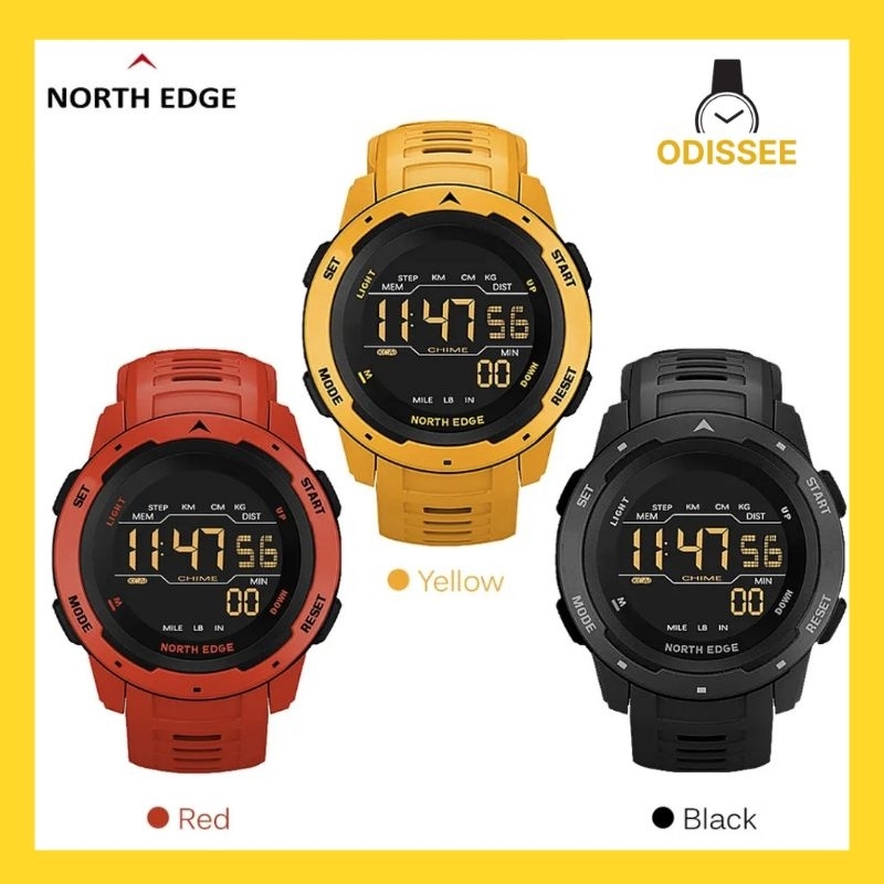 Jual NORTH EDGE MARS SMARTWATCH DIGITAL WATCH ORIGINAL | Shopee Indonesia