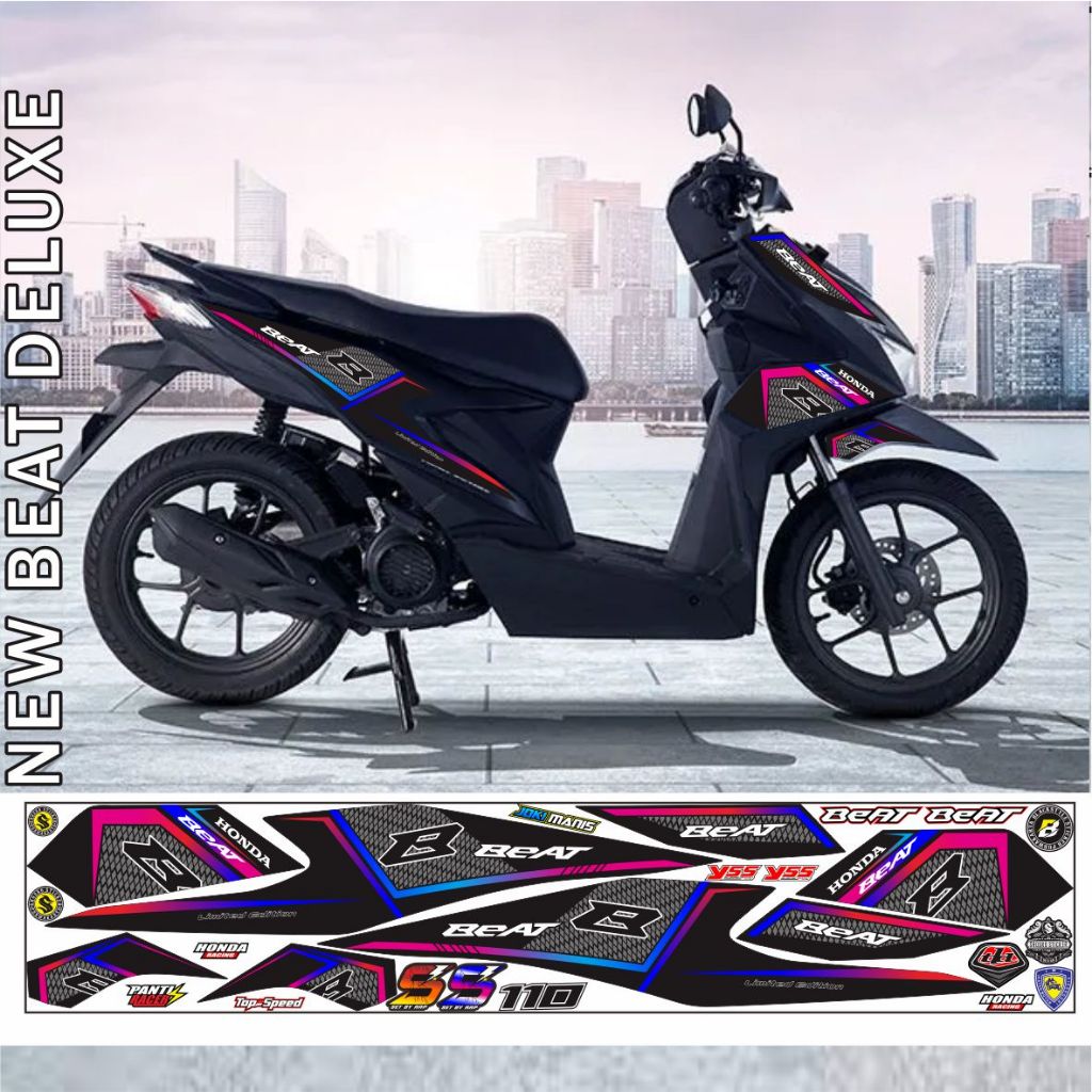 Jual STIKER BEAT DELUXE / STRIPING MOTOR BEAT BARU ISS CCBS 2020 2024 ...