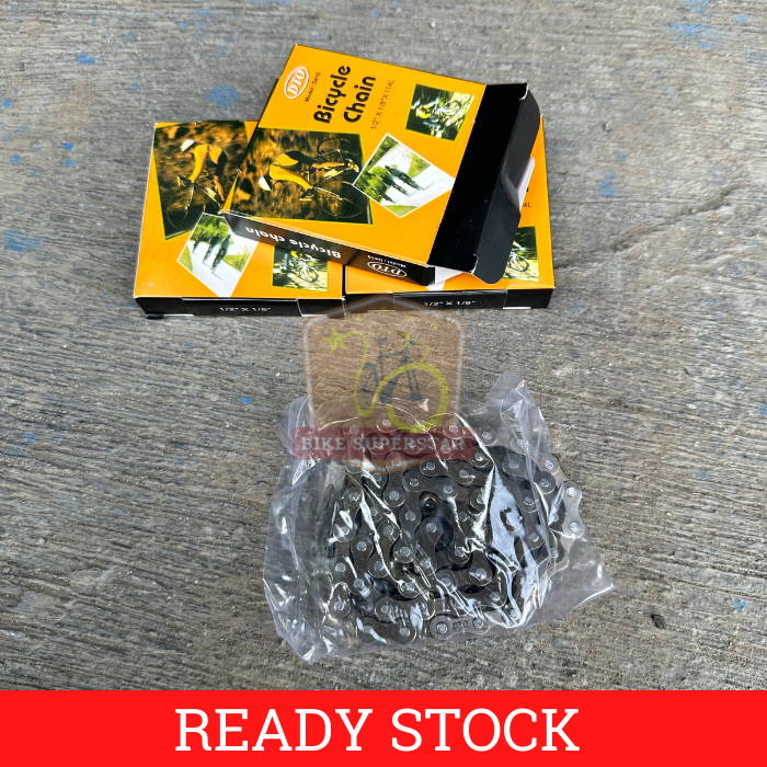 Jual Rantai Sepeda DTO Single 1 Speed 114L BMX CTB Fixie Mini Lipat | Shopee Indonesia