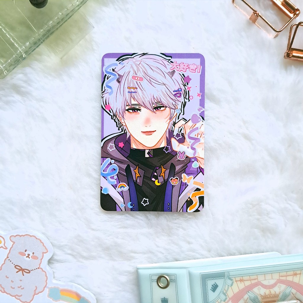 Jual VTUBER INDONESIA photocard by onintwin / Harris Caine / Mikazuki ...