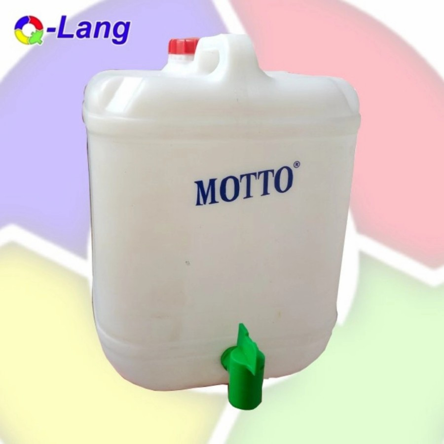 Jual JERIGEN MOTTO KRAN AIR +-25 JUAL JERIGEN LAUNDRY JERIGEN SOFTENER ...
