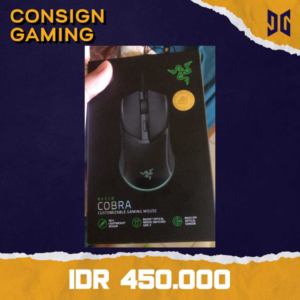 Jual RAZER COBRA LIGHTWEIGHT WIRED RGB ( CODE : NM496 ) | Shopee Indonesia