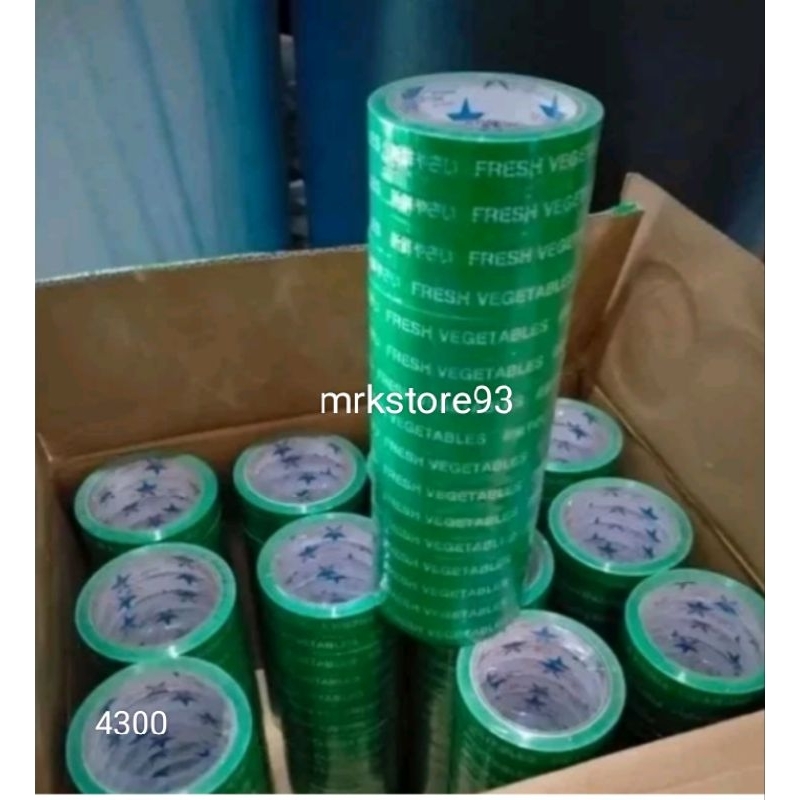 Jual Lakban FRESH VEGETABLE Pengemas Parcel Buah Dan sayur | Shopee ...