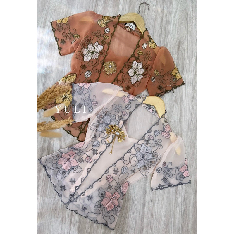Jual Kebaya Jadi Bordir Dahlia ( BPR ) Premium by Yuli Kebaya Bali ...