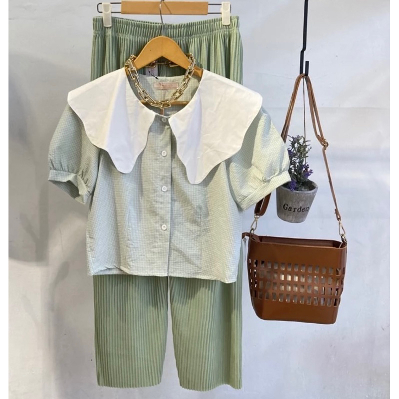 Jual miyoung top, blouse wanita import korean style | Shopee Indonesia