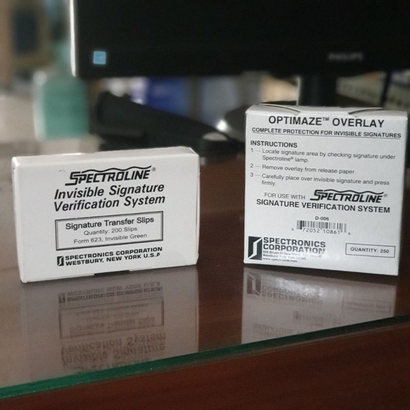 Jual Spectroline Invisible Signature Optimaze Overlay 1 Set | Shopee ...