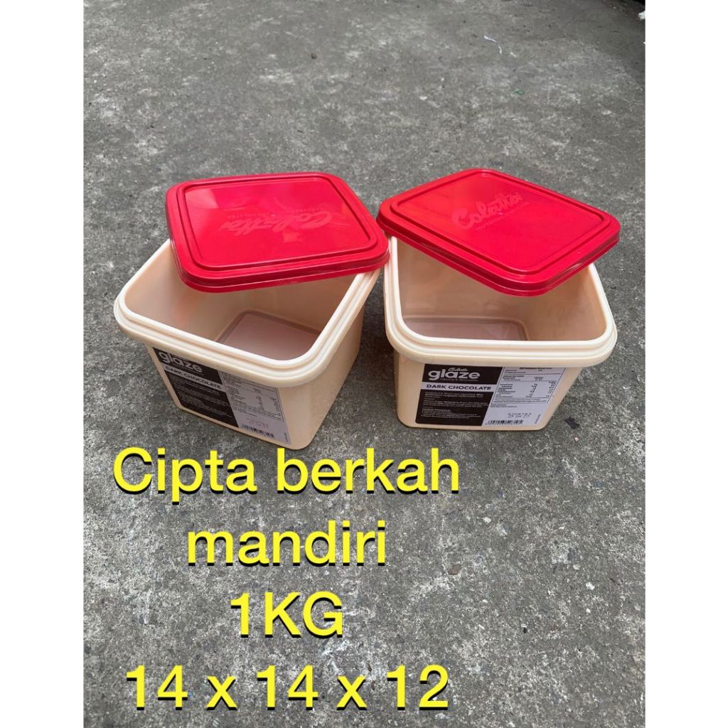 Jual Ember bekas selai 1kg kotak Ember plastik bekas 1kg serbaguna | Shopee Indonesia