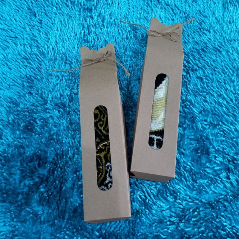 Jual TUMBLER BOX / BOTOL SOUVENIR BOX BROWN KRAFT / BOS BOTOL TUMBLER ...