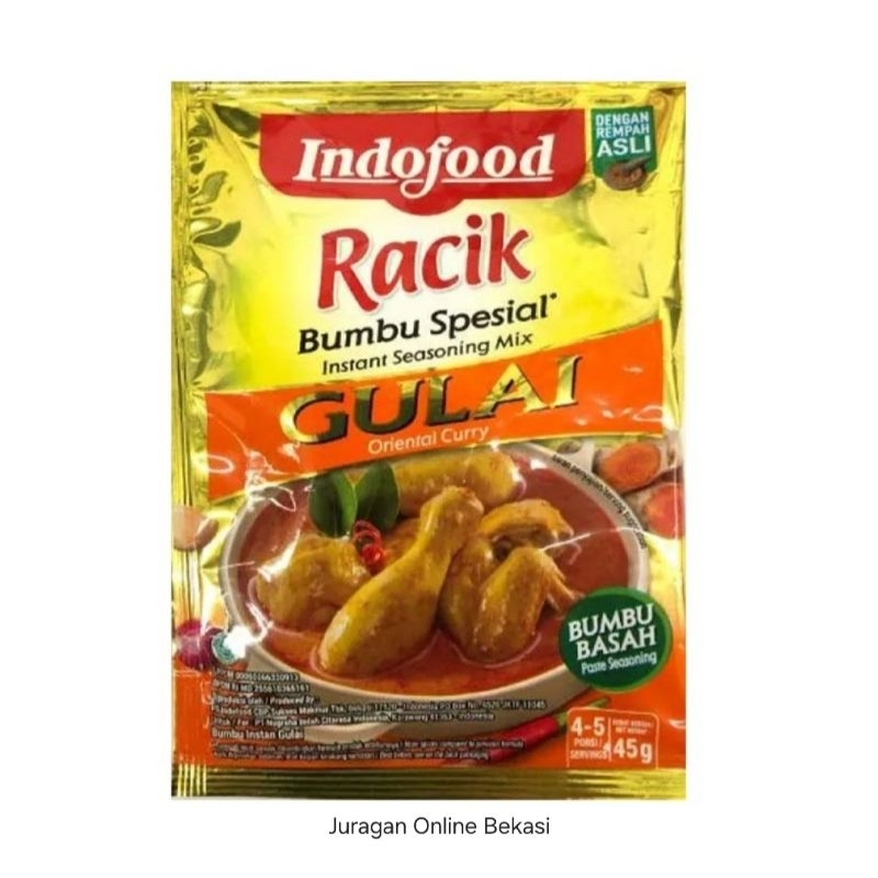 Jual INDOFOOD BUMBU RACIK GULAI [45gr] | Shopee Indonesia