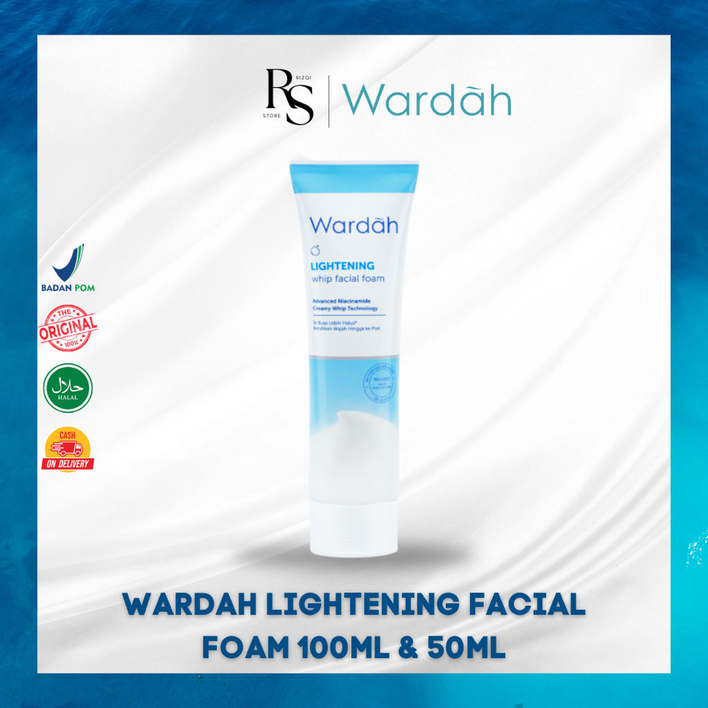 Jual WARDAH LIGHTENING WHIP FACIAL FOAM l Wardah Sabun Cuci Muka 100ML ...