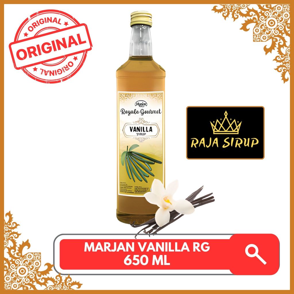 Jual Sirup Marjan Vanilla Royale Gourmet 650ml | Shopee Indonesia