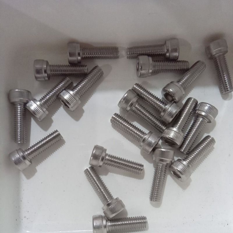 Jual SUS304 Baut L M5 × 15 Stainless Steel/ Baut Socket/Baut Stainless | Shopee Indonesia