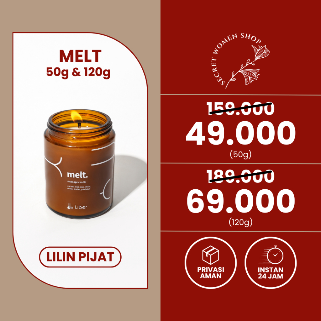 Jual Melt - Lilin Aroma Terapi / lilin PijaT by Secret Woman Shop ...