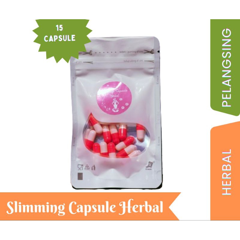 Jual SLIMMING CAPSULE HERBAL isi 15 Pelangsing Alami manjur | Shopee ...