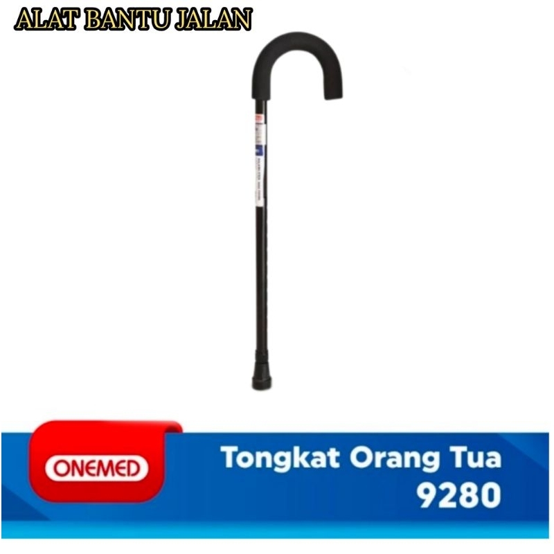 Jual Tongkat Jalan Orang Tua Lansia Manula 9280 Onemed | Shopee Indonesia