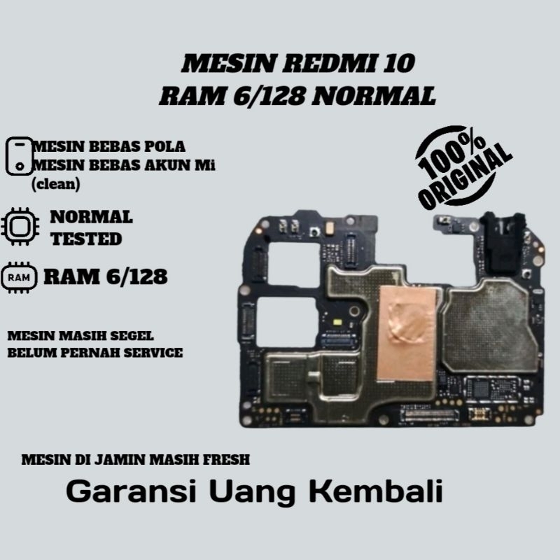 Jual MESIN REDMI 10 RAM 6/128 NORMAL SIAP PAKAI | Shopee Indonesia