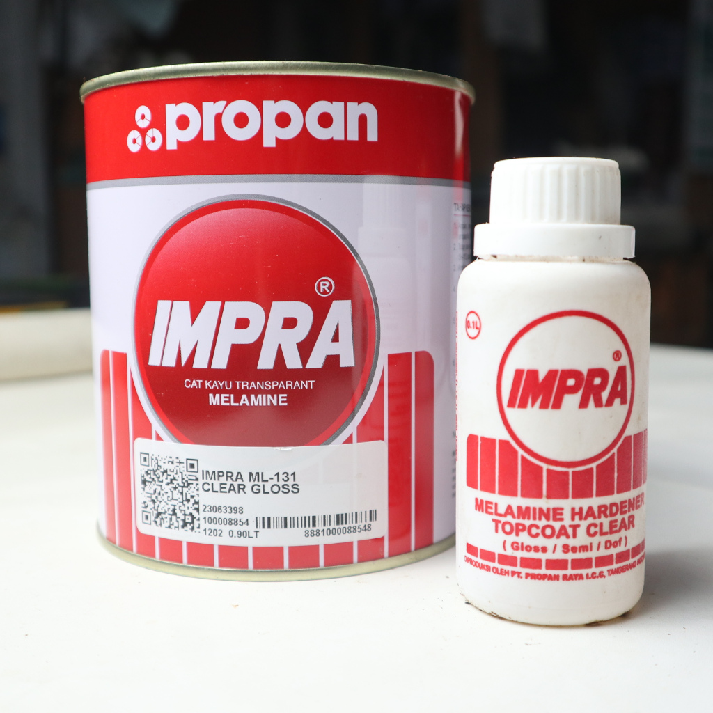 Jual Propan IMPRA Melamine ML - 131 Clear Gloss 1 Liter ( 2 komponen ...