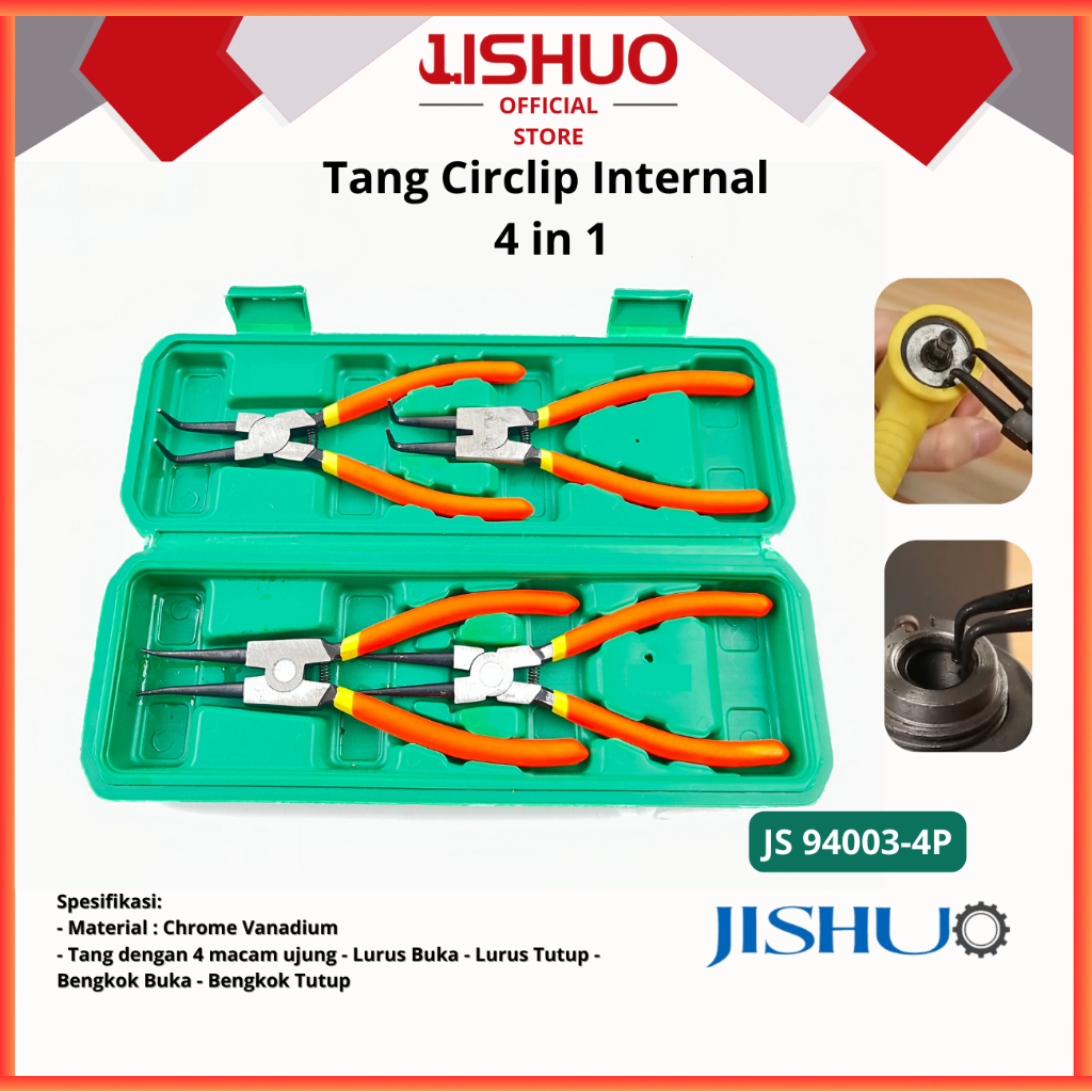 Jual 4 PCS TANG PENAHAN KLIP/TANG MELINGKAR SET EKSPANSI DALAM DAN LUAR ...