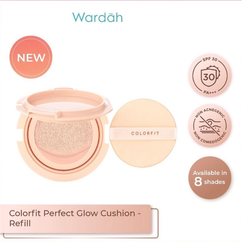 Jual Wardah Refill Colorfit Perfect Glow Cushion | Shopee Indonesia