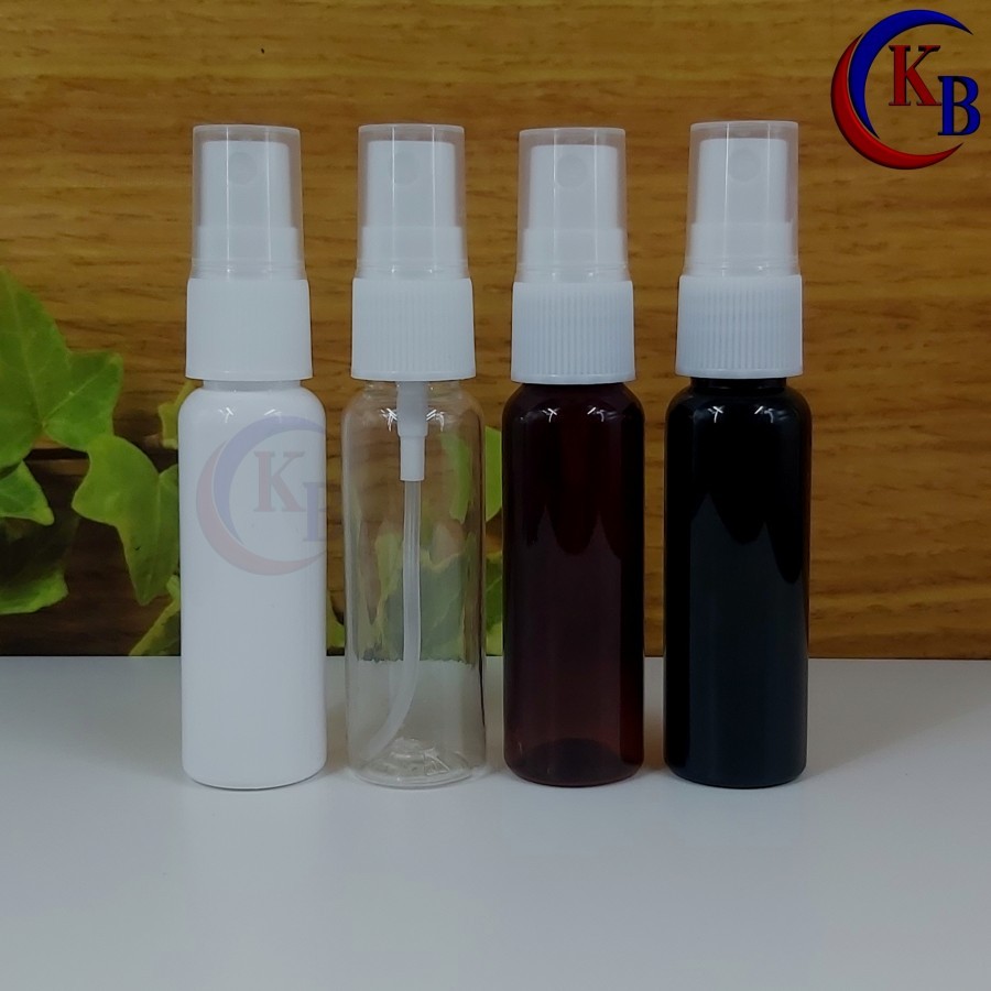 Jual BOTOL SPRAY 27/30 ML PUTIH / BOTOL PLASTIK BR 30ML NECK 18 ...
