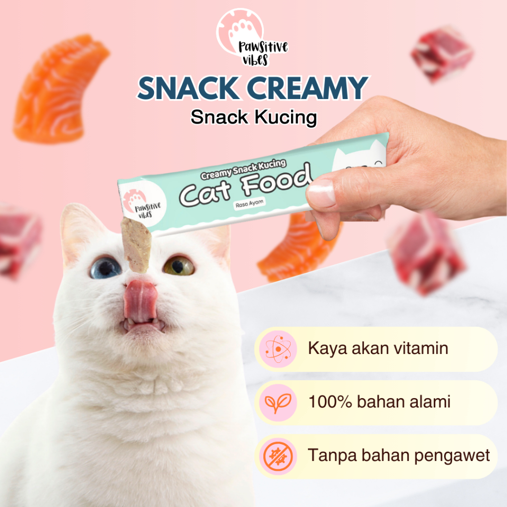 Jual CREAMY CAT - Makanan Snack Cemilan Kucing Adult Kitten - Snack ...