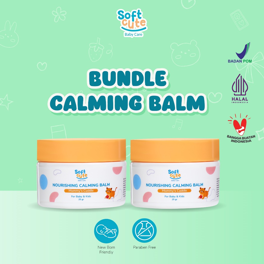 Jual [BUNDLE ISI 2] Soft Cute Nourishing Calming Balm Mommy's Cuddle ...