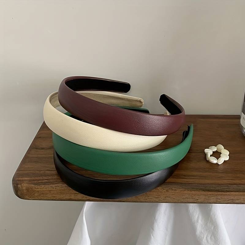 Jual PREMIUM Bando Kulit Sintetis - Bando Lebar Korea Leather Cloud ...