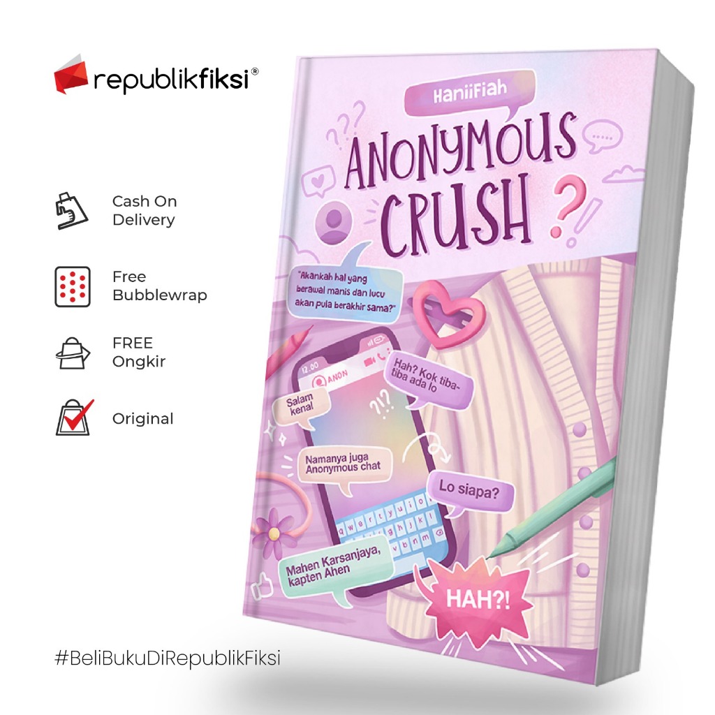 Jual Novel Anonymous Crush - HaniiFiah - Skuad | Shopee Indonesia