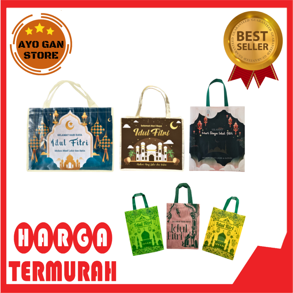 Jual Goodie Bag Lebaran / Tas idul Fitri/ Tas Spunbond / Tas Bingkisan Lebaran | Shopee Indonesia