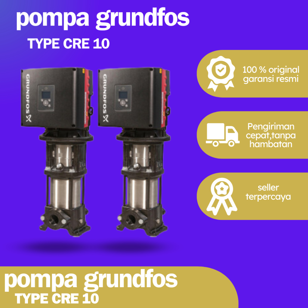Jual POMPA DISTRIBUSI AIR GRUNDFOS CRE 10 POMPA SENTRIFUGAL | Shopee Indonesia