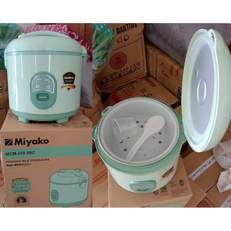 Jual Rice cooker / Penanak nasi / magic com / miyako MCM 559 SBC 2 ...