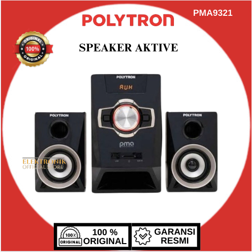 Jual POLYTRON Bluetooth Speaker Multimedia Karaoke PMA9321/PMA-9321 ...