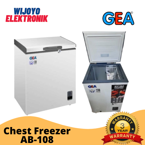 Jual Chest Freezer GEA AB 108 R / 100 Liter | Shopee Indonesia