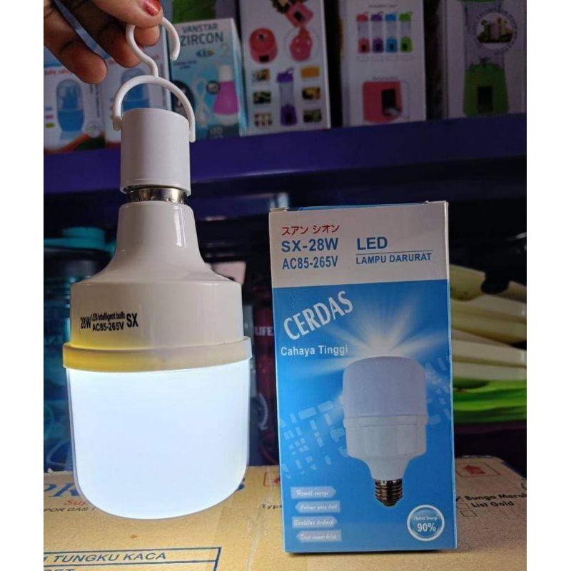 Jual lampu otomatis/lampu menyala saat listrik mati lampu led murah ...