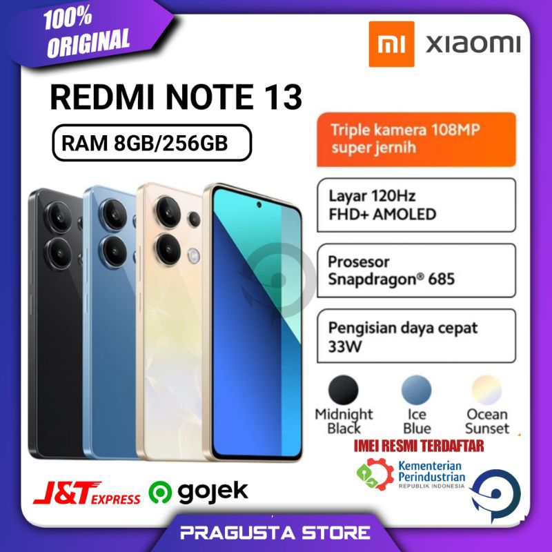 Jual Redmi Note 13 8/256GB Garansi Resmi Xiaomi Indonesia | Shopee ...