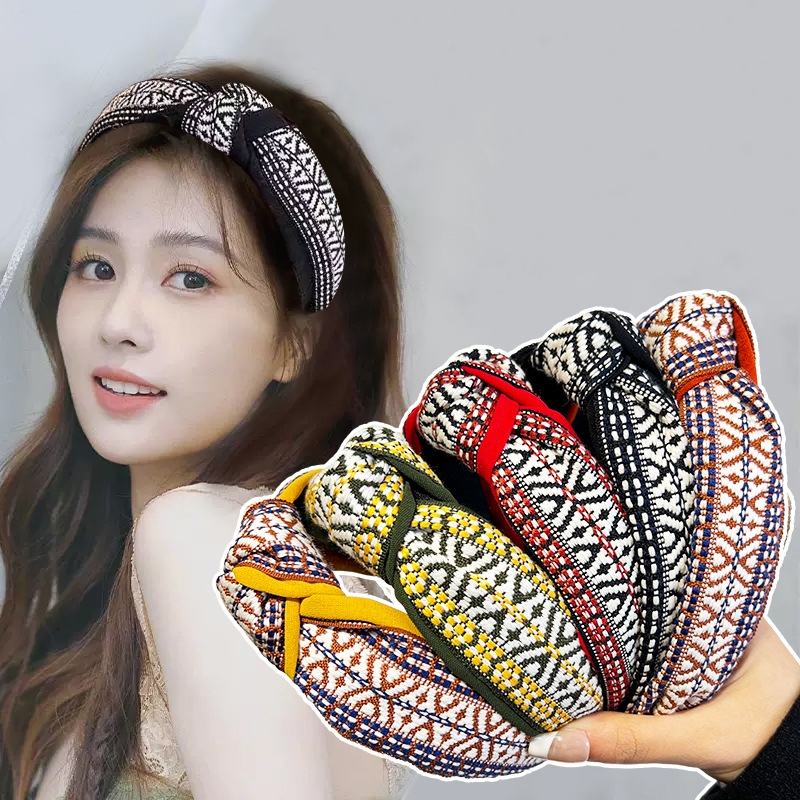 Jual Lollipop - Bando Simpul Rajut (Black/ Green/ Red/ Brown/ Yellow ...