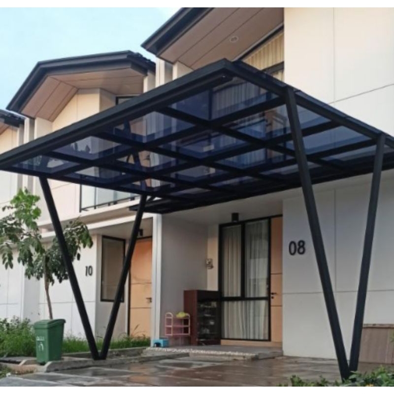 Jual kanopi baja ringan atap solarflat terpasang+cet | Shopee Indonesia