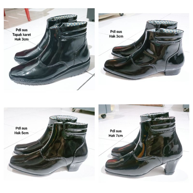 Jual Sepatu pdh mingguan pdl sus tapak karet 3cm. Pdl sus tapak hak 3cm ...