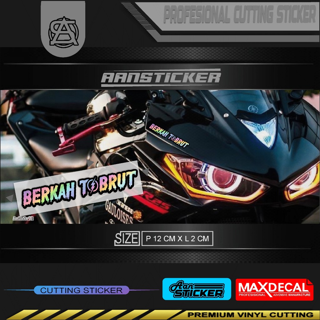 Jual STIKER BERKAH TOBRUT V2 | STIKER CUTTING BERKAH TOBRUT V2 ...