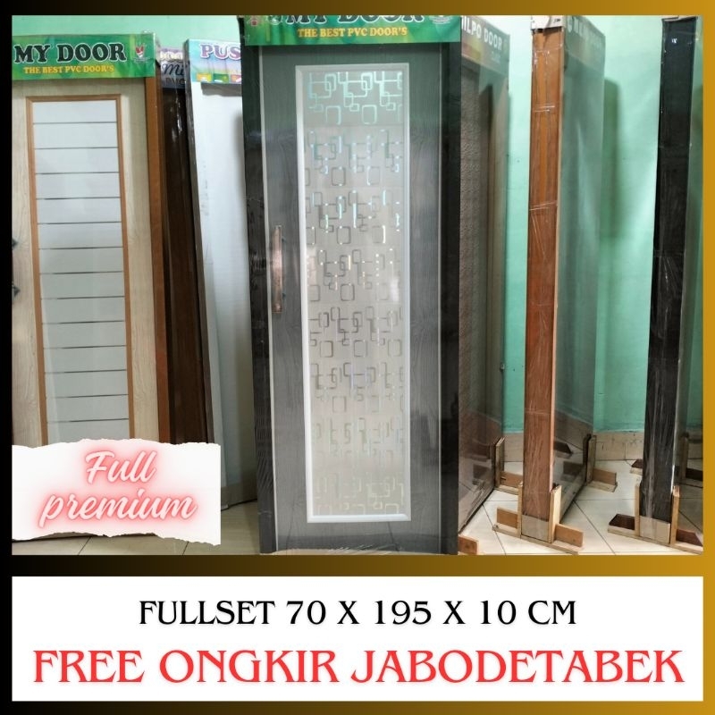 Jual Pintu Toilet Kamar Mandi PVC Tebal Panel Minimalis Harga Ekonomis ...