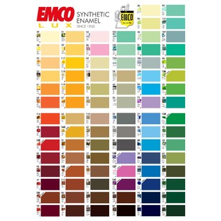 Jual Emco Lux Cat Kayu & Besi 1kg - Warna Standar Hitam Putih Merah ...