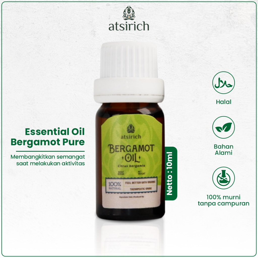 Jual Minyak Atsiri Aroma Terapi Jeruk Bergamot 10ml Essential Oil Bergamot Pure Halal Natural ...