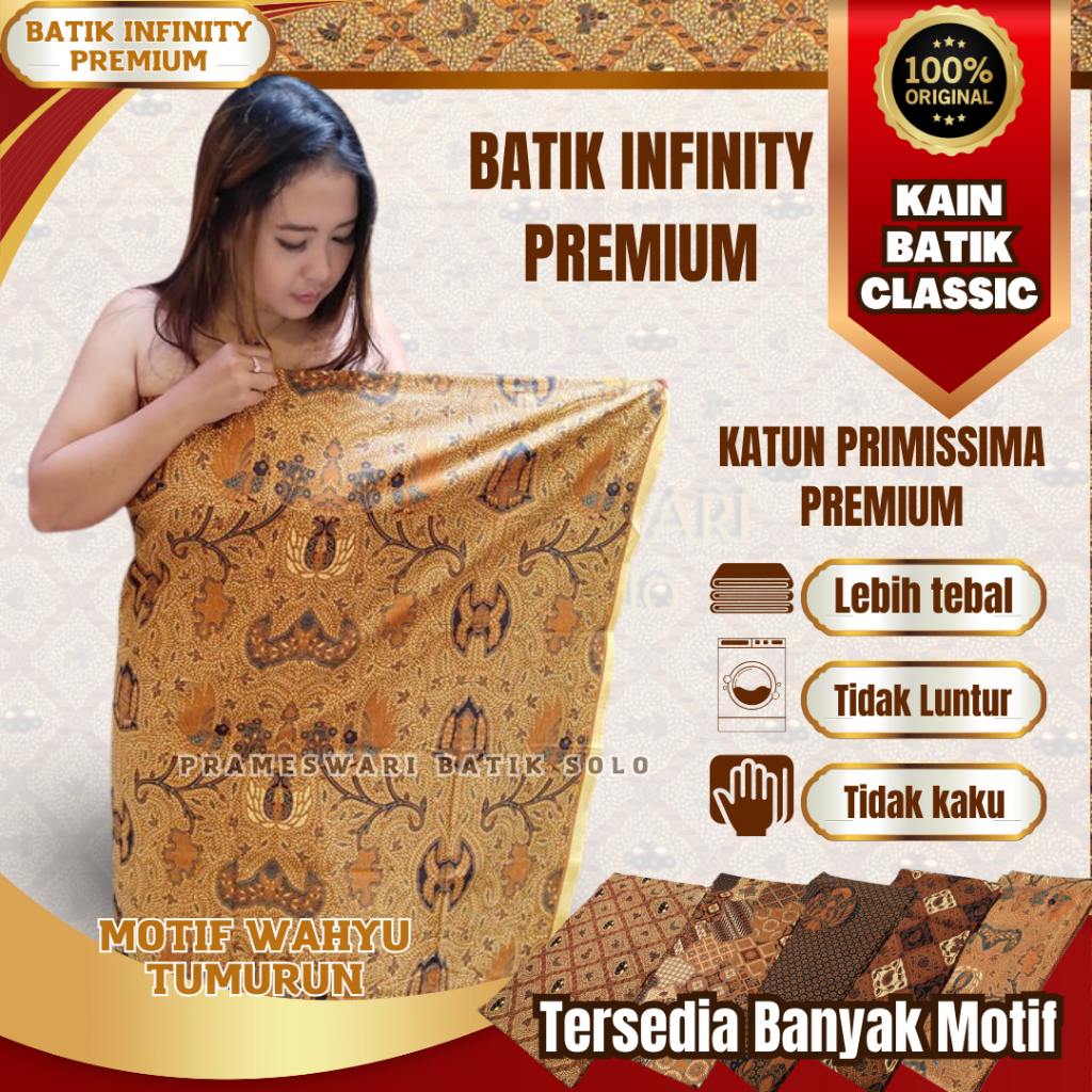 Jual Kain Batik Jarik Klasik Solo Motif WAHYU TUMURUN Bahan Katun ...