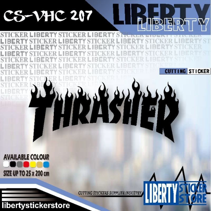 Jual cutting sticker thrasher | cutting stiker thrasher | cutting ...