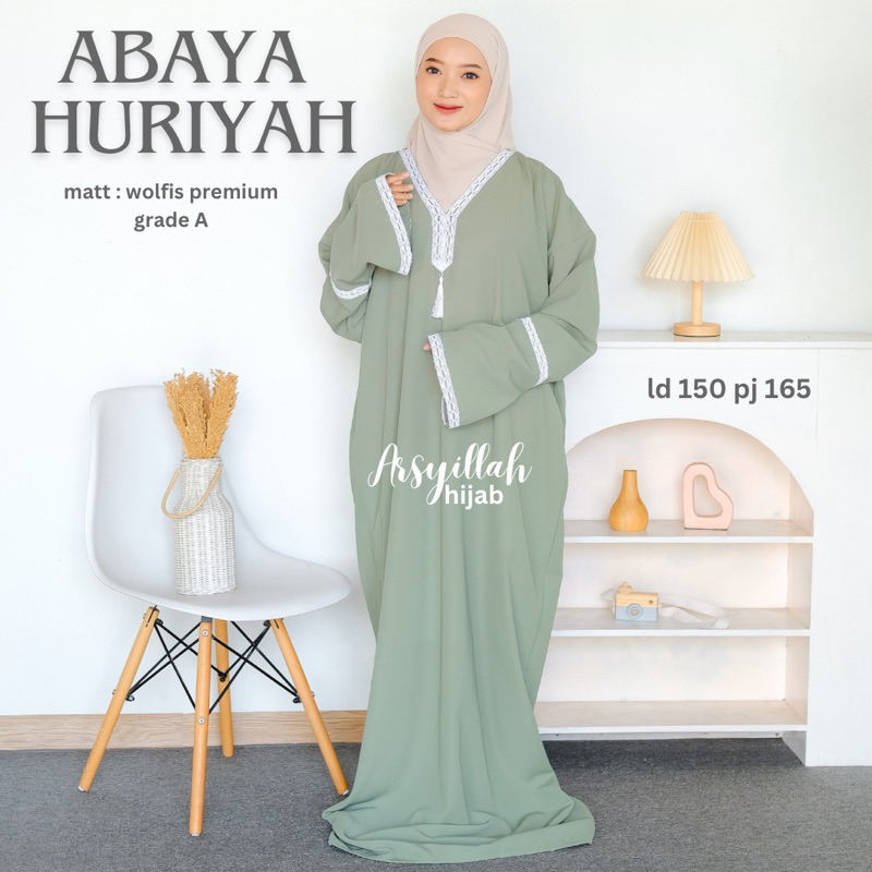 Jual NEW LAUNCHING !! PROMO !! Abaya sholat Abaya ramadhan " HURIYAH ...