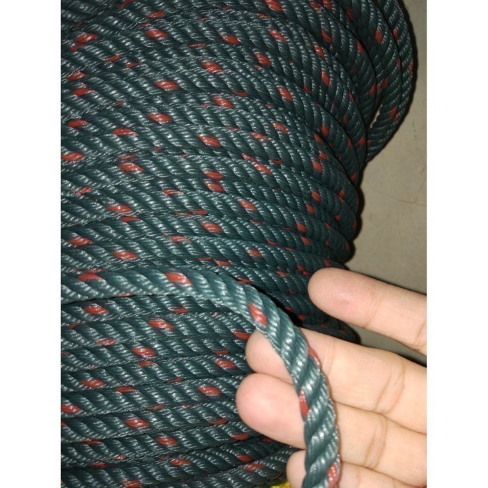 Jual Tali Nylon Tambang Kapal Nilon Hijau Tampar Dadung Ikat 7MM PER ...